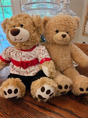 Build A Bear Lot of 2 Bears Light Brown Patches and Corduroy Pals and ...