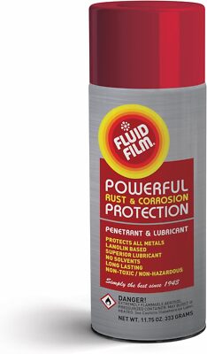Fluid Film Rust Corrosion Penetrant Lubricant Preventative, 11.75oz ...
