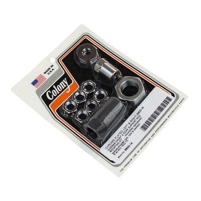 #9800-14 Front & Rear Support Rod Mounting Kit 1932-1973 HD 45's Chrome ...