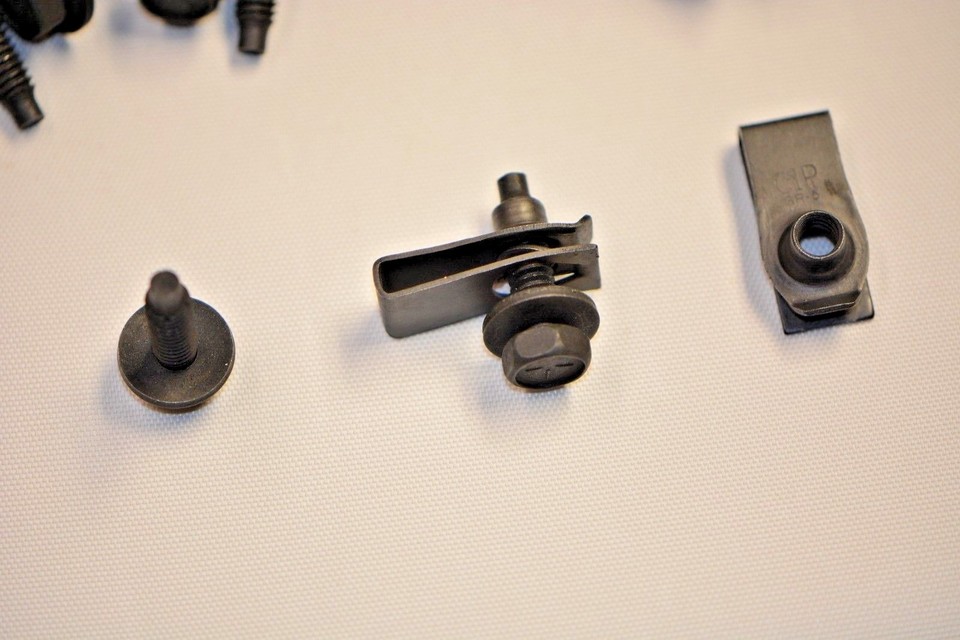Valance Bolts & Long U Nuts Black Zinc Coated 1/4-20 x 1" Hex 7/16 ...
