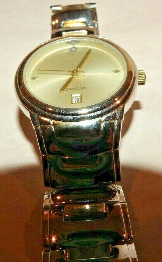 Men's Allude Watch, Date & Diamond, Japan Movement, Needs Battery | eBay