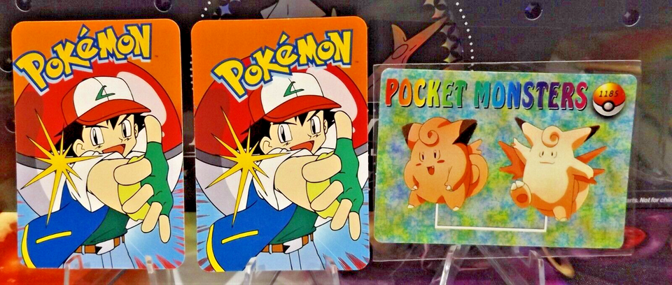 POKEMON POCKET MONSTERS VENDING PRISM STICKERS 35 36 1185 CLEFAIRY ...
