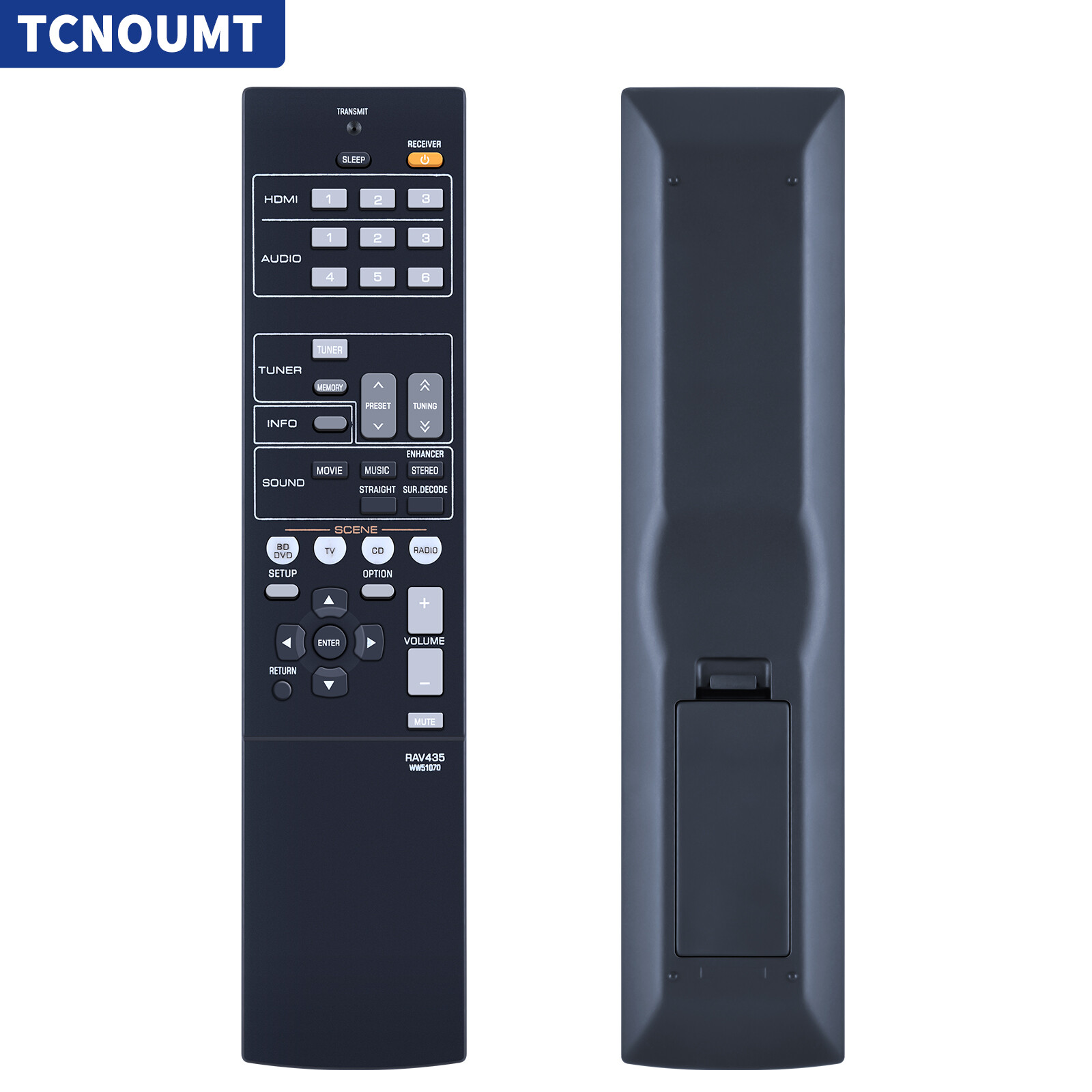 RAV435 WW51070 Remote Control For Yamaha AV Receiver HTR-2064 NS-B20 NS ...