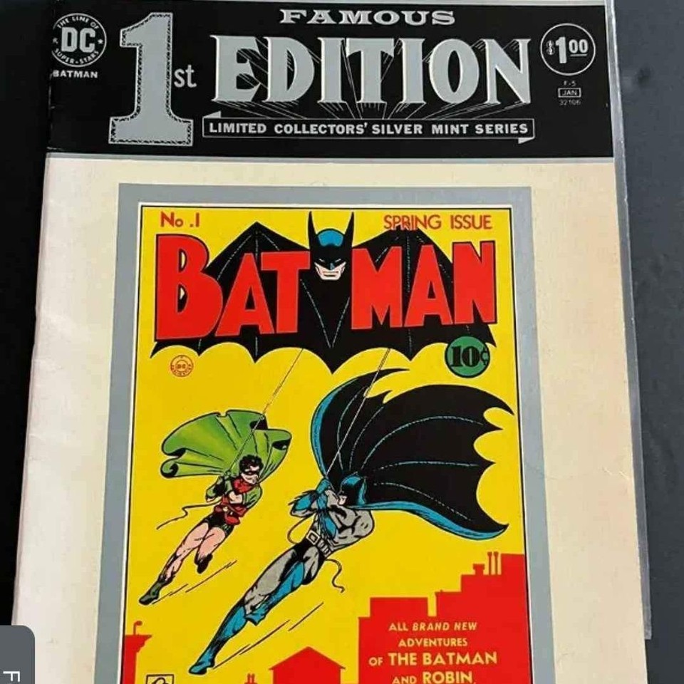 DC Famous 1st Edition Batman 1 Giant Comic | eBay