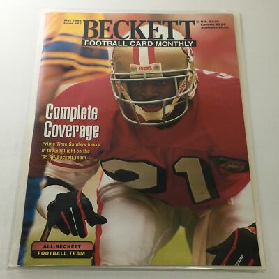 Beckett Football Card Monthly: May 1995 Issue #62 -Complete Coverage ...