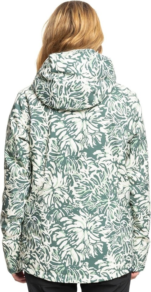 Roxy Women's Jetty Jacket With DryFlight Technology, Dark Forest Wild, XL | eBay