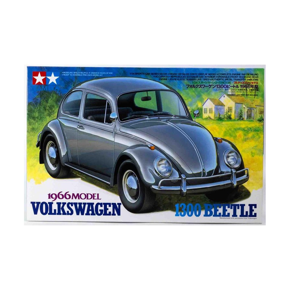 TAMIYA Car Model Kits 1/24 1966 Model Volkswagen 1300 Beetle VG+/NM | eBay