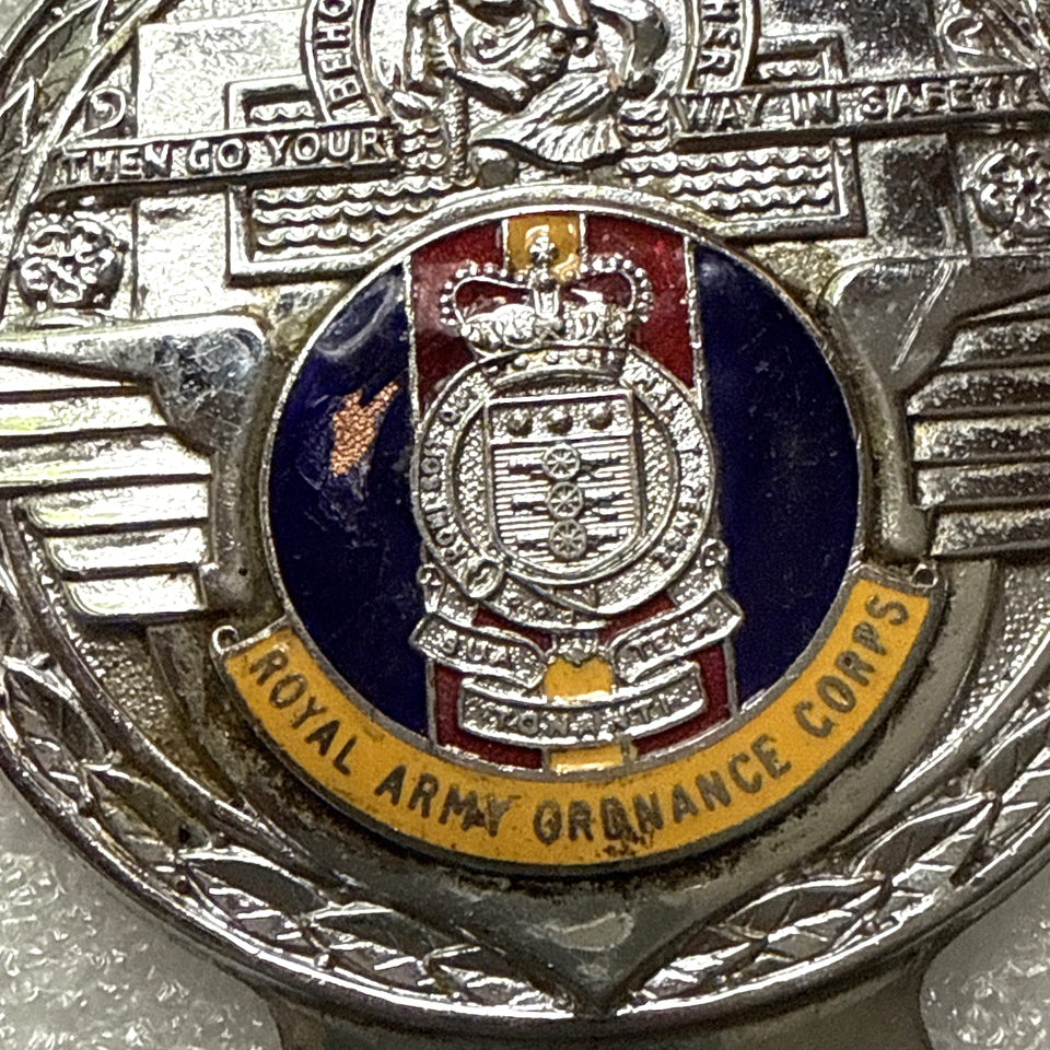 Royal Army Ordnance Corps - 1960's Car Grill Badge - British Army - JR ...