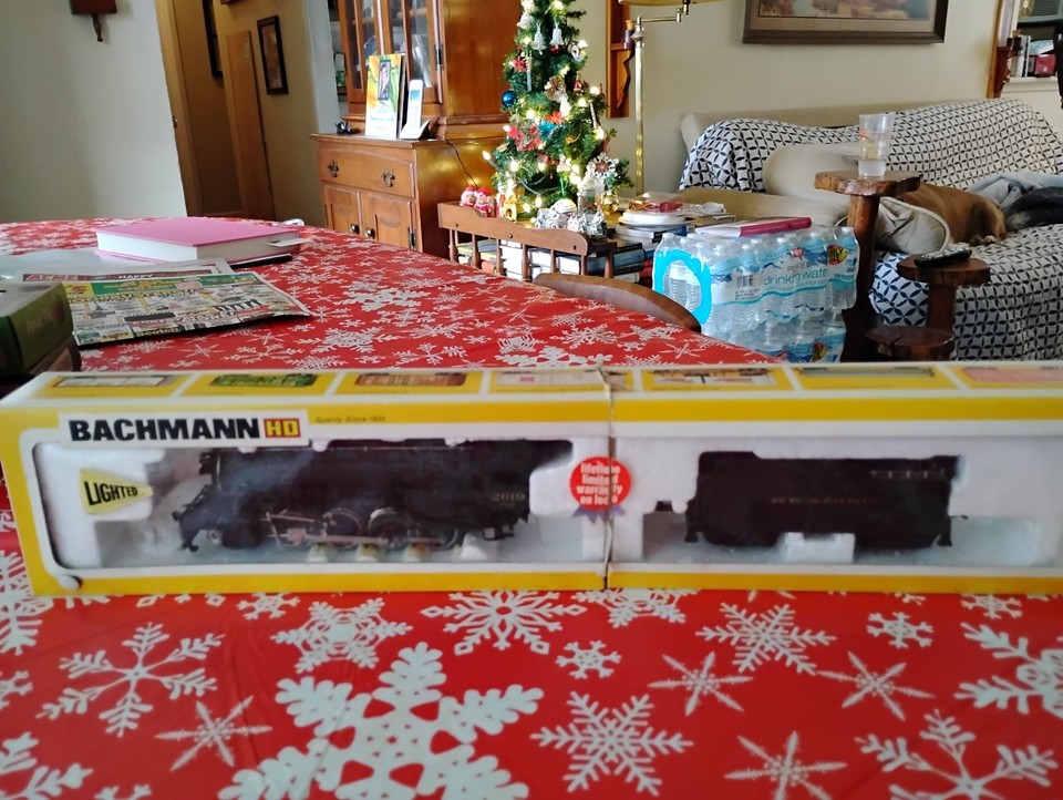 Bachmann HO 2-8-0 CONSOLIDATION READING #2019 Steam Locomotive Train ...