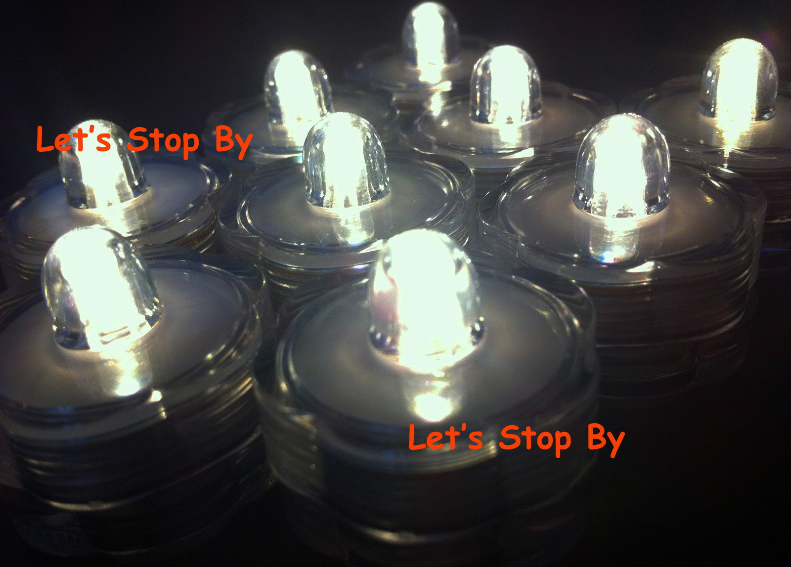 12 LED Submersible Waterproof Wedding Floral Decoration Tea Vase light ...