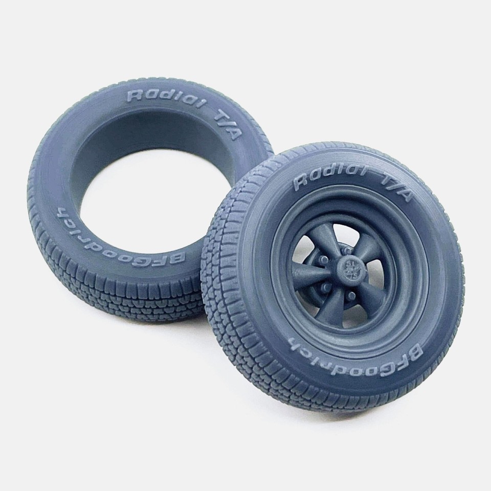 1/24 Resin 15 inch Cragar SS Wheels, BFGoodrich Radial T/A Tires, and ...