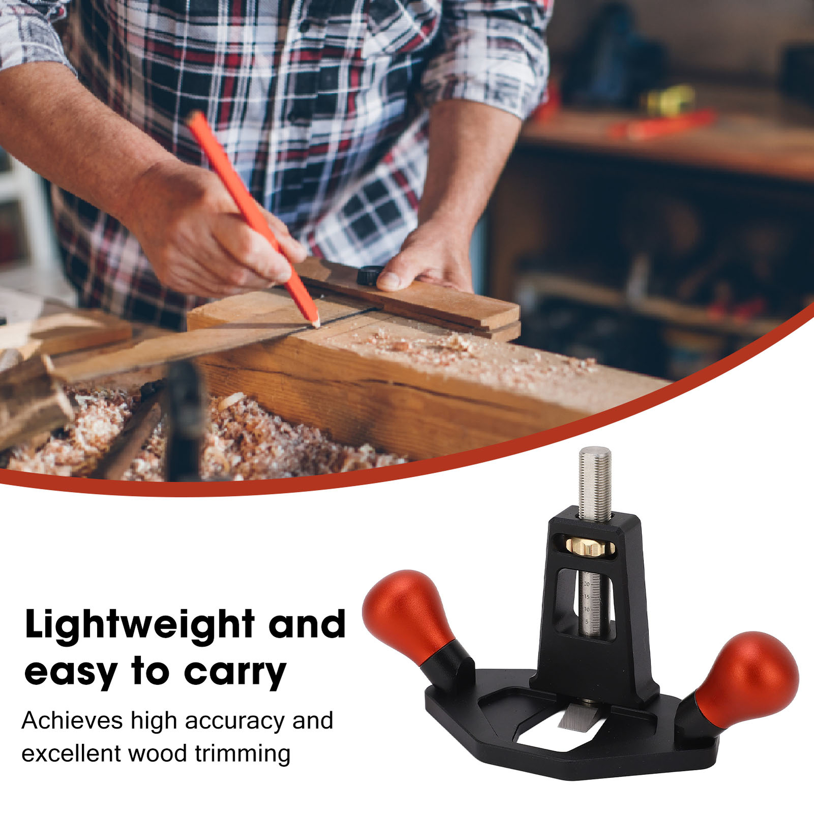 Woodworking Router Plane Hand Router Trimming Plane Anodic Oxidation ...