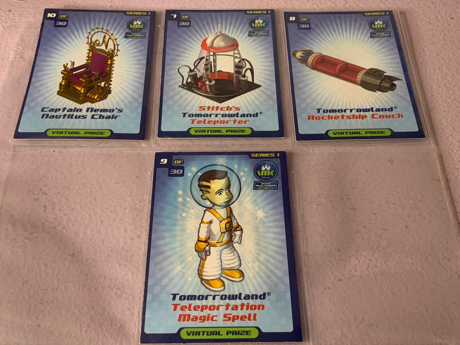 LOT OF VIRTUAL MAGIC KINGDOM VMK TOMORROWLAND CARDS | eBay