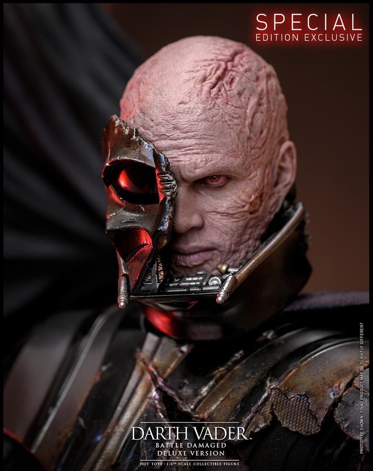 Pre-order Hot Toys DX45 1/6 Darth Vader Battle Damaged Deluxe Special ...