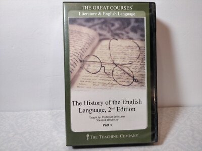 The Great Courses: History of the English Language Part 1 Teaching ...