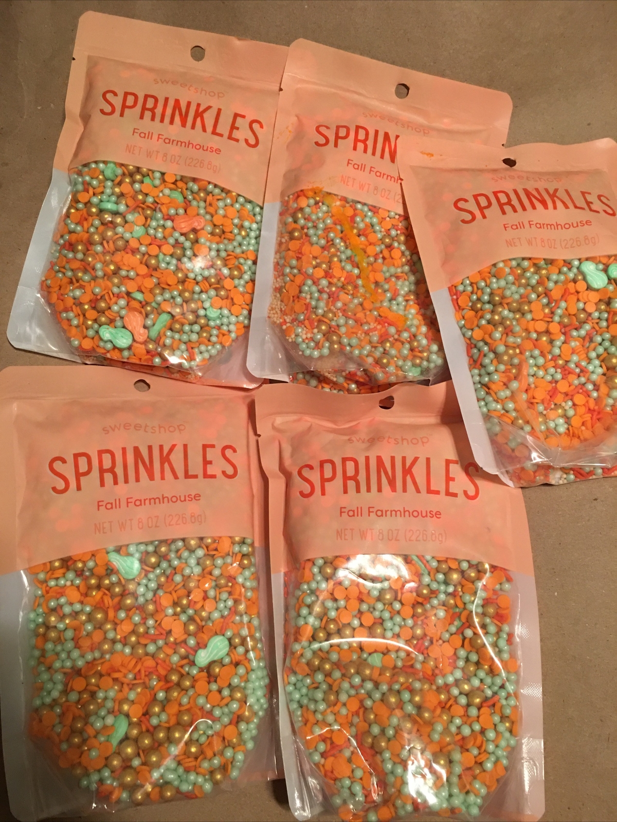 5 packs of sprinkles Fall Farmhouse sweetshop 8 oz | eBay
