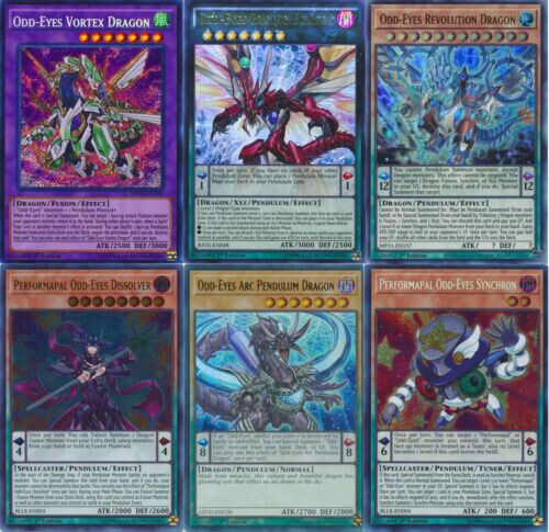 Yugioh Tournament Ready Complete Odd-Eyes Deck Tournament Deck *Hot ...