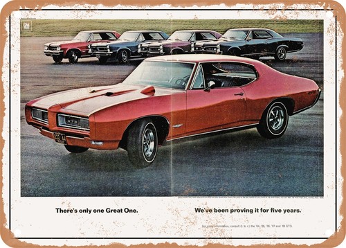 METAL SIGN - 1968 Pontiac GTO Vintage Ad 2 | eBay