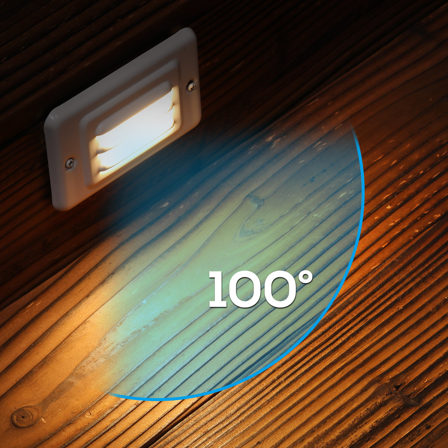 3-Pack LED Step Lights Indoor, Wall Mount Stair Lighting with Louver ...