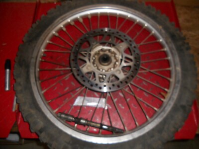 1990 SUZUKI DR250 FRONT WHEEL #3055 | eBay
