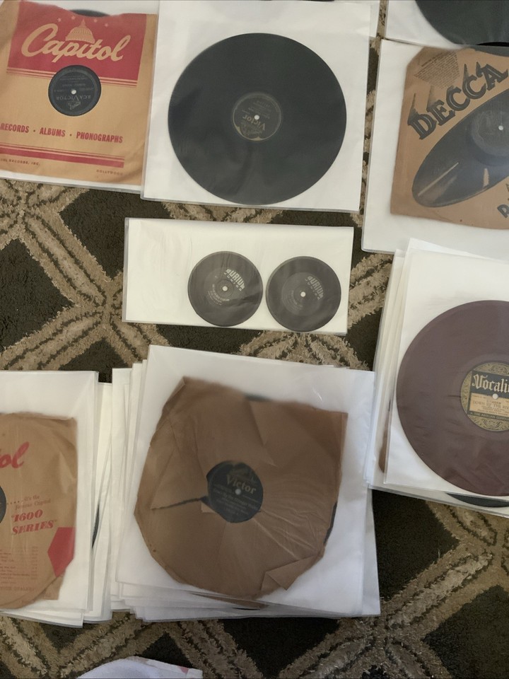78rpm 10” Records Lot Of 85 Different Labels Okeh,Cameo Victor Columbia ...
