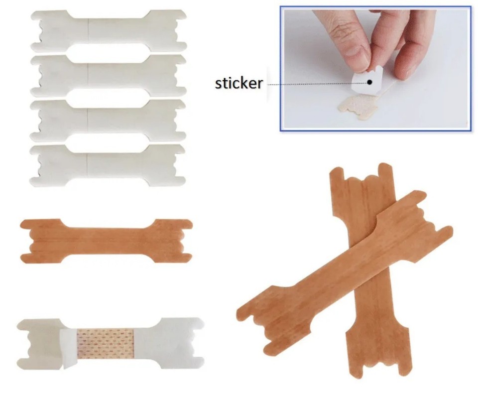 100pcs Nose Breathing Strips Nasal Dilator Patches Oxygen Intake Sleep ...