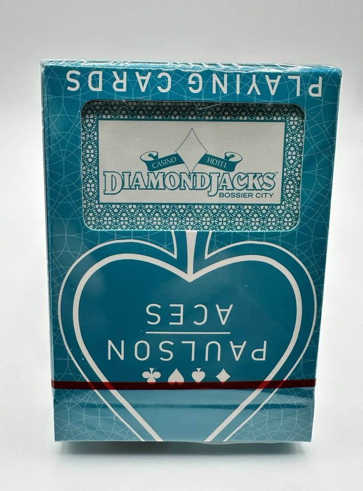 Paulson Playing Cards -Casino - Lot of 12 SEALED-NOT CANCELLED- Teal | eBay