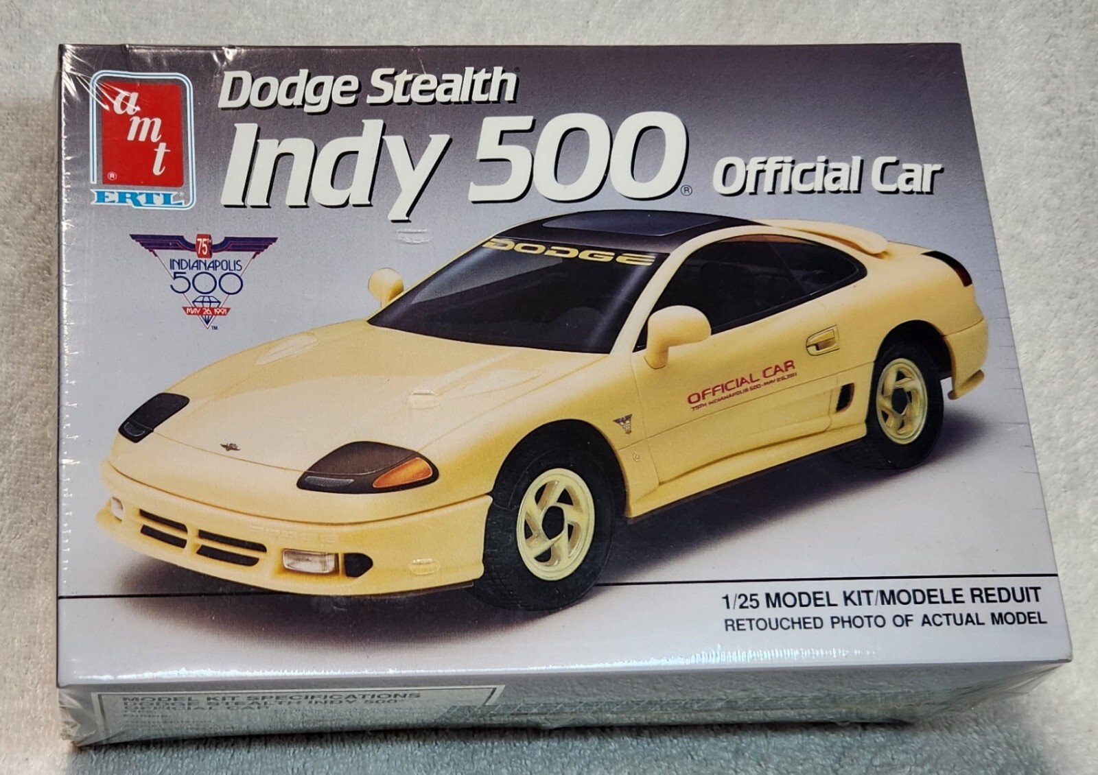 ERTL AMT Dodge Stealth 1991 Indy 500 Official Pace Car Model Kit 6806 ...