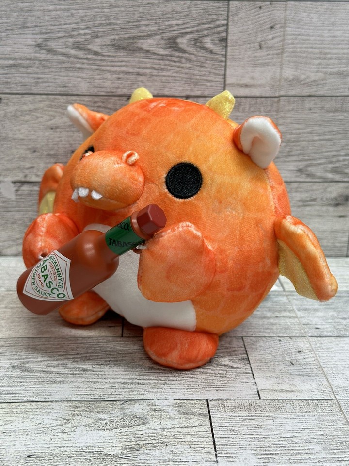Zuru Snackles Felix Tabasco Dragon 5" Mini Brands Stuffed Plush Plastic ...