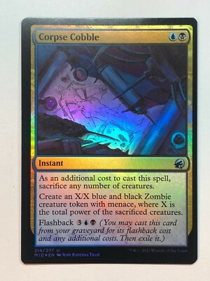 MTG Innistrad: Midnight Hunt Corpse Cobble 214 Foil NM/M | eBay