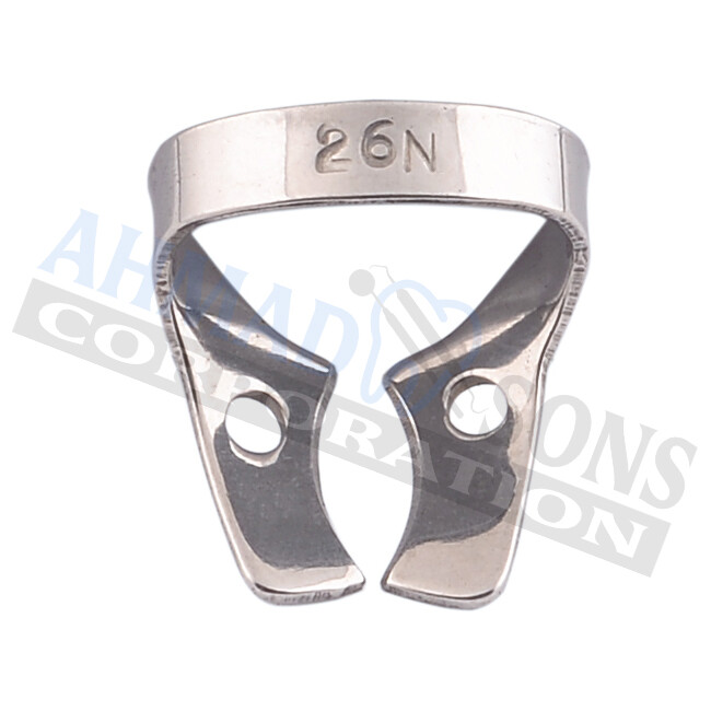 100 PCS Dental Rubber Dam Clamps Endodontics Ivory Retractors Premolar ...