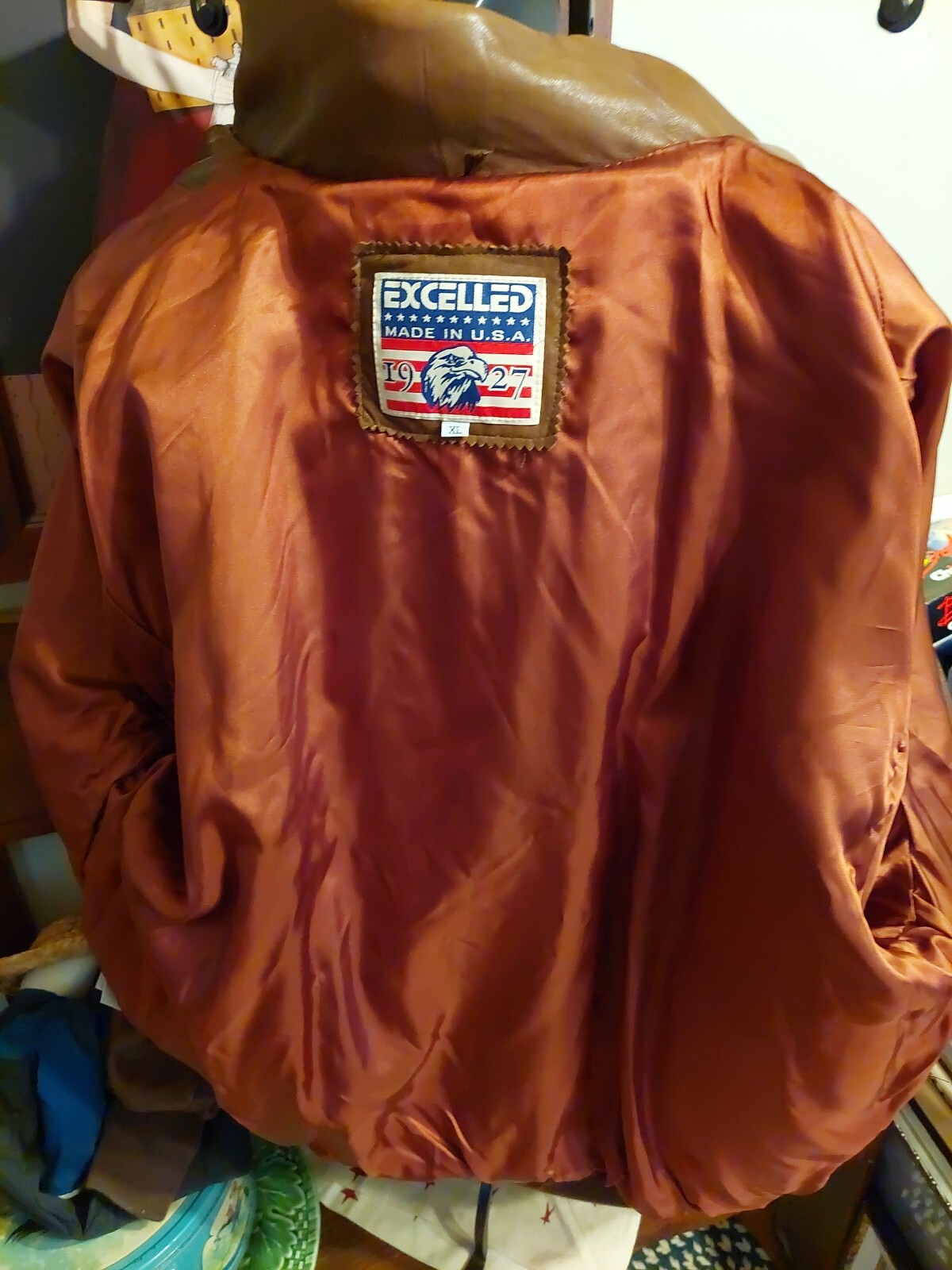 EXCELLED LEATHER JACKET "WESTERN STAR TRUCKS LOGO" BO… - Gem
