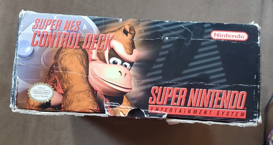 SNES SUPER NINTENDO JR JR. JUNIOR MODEL 2 SYSTEM CONSOLE BOX ONLY | eBay