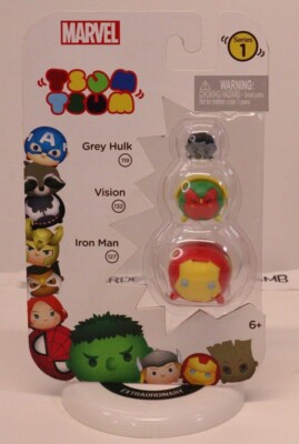 Marvel Tsum Tsum Series 1: Grey Hulk, Vision, & Iron Man NEW | eBay