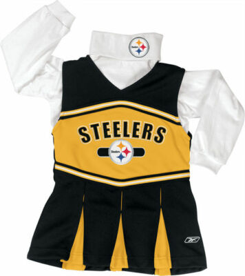 Pittsburgh Steelers Cheerleader Outfit - Jumper - Girls Size 16 Youth L ...