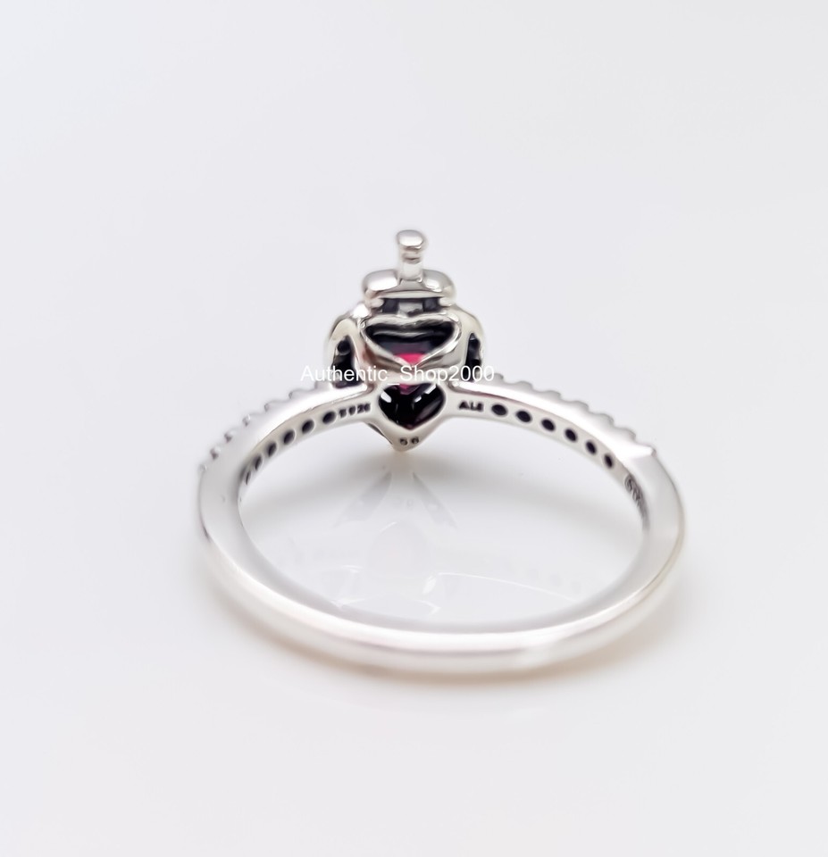 New Authentic PANDORA 925 Red Heart Disney Villains Evil Queen Ring ...