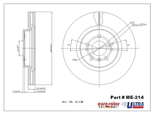 Disc Brake Rotor-Where Value and Performance Meet. Ultra ME-214 for ...