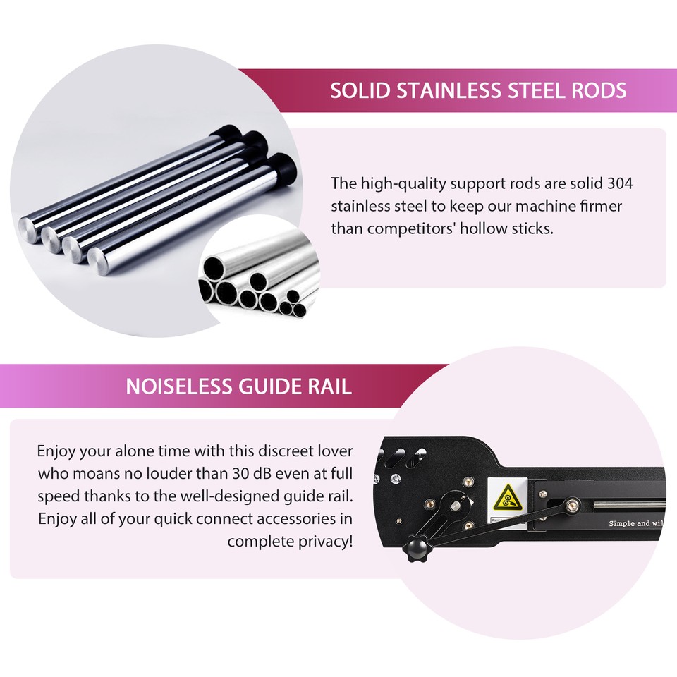 Portable Thrusting Dildo Sex Machine w Remote Control & Big Realistic ...