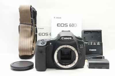 "Mint" Canon EOS 60D 18.0MP Digital Camera Black Body Only #240914g ...