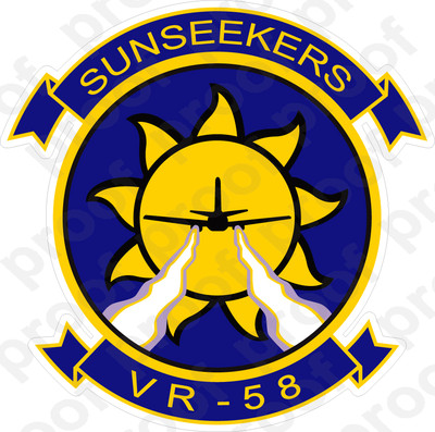 STICKER USN VR 58 Sunseekers | eBay