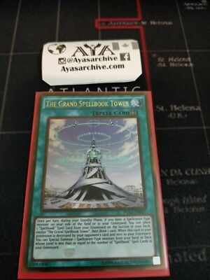 The Grand Spellbook Tower - PGL2-EN057 - Gold Rare - 1st Edition NM ...
