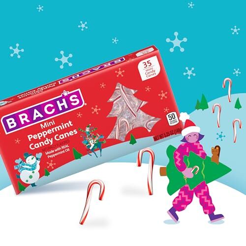 Bob's Mini Peppermint Candy Canes, 35ct - Individually Wrapped Holiday ...
