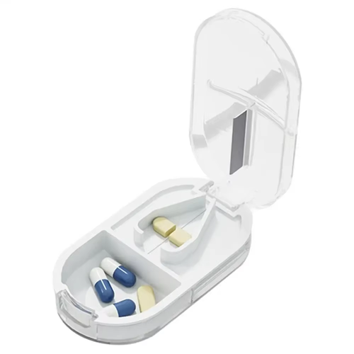 Mini Pill Cutter Portable Medicine Box Container Waterproof Travel Case ...