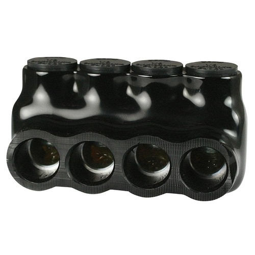 1/0-14 AWG Multi Tap Connector Insulated Single Side Entry 4 Ports ...