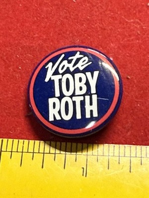 1” Vote For Toby Roth Connecticut U.S. Senate cello pinback button | eBay