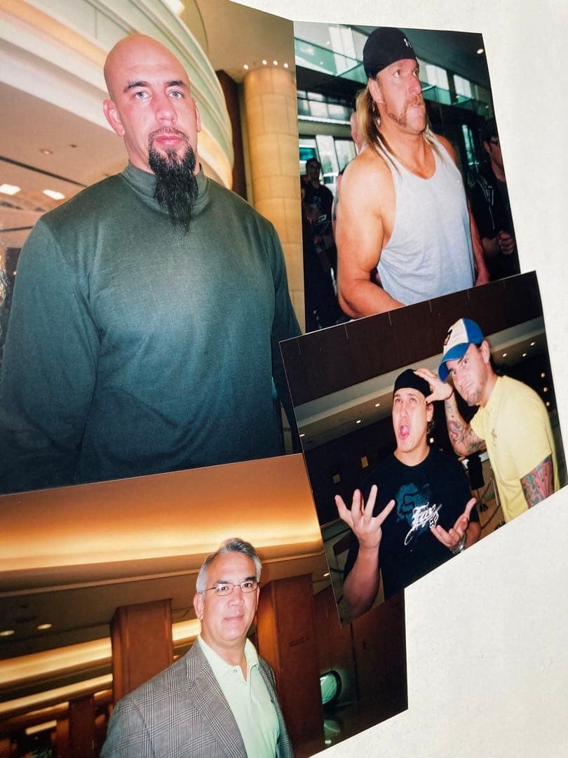 WWE Japan Tour Original Photo Set Triple H CM Punk Tomko Steamboat Rare ...