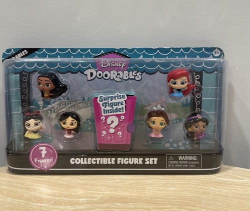 Disney Doorables Collectible Figure Set 7 Princess Jasmine Ariel Snow ...