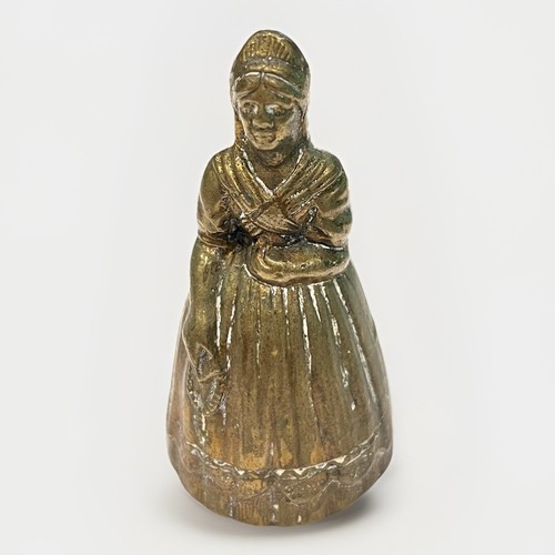 Antique Victorian Maid Servant Brass Bell Lady Bell Made In Belgium | eBay