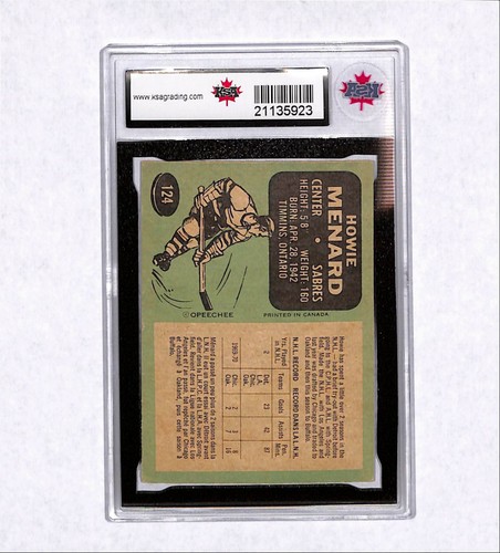1970-71 O-Pee-Chee Howie Menard KSA 8.5 (CP) #124 | eBay
