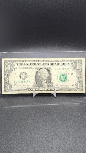 2013 "B" $1 ONE DOLLAR STAR NOTE BILL DUPLICATE SERIES (READ ...